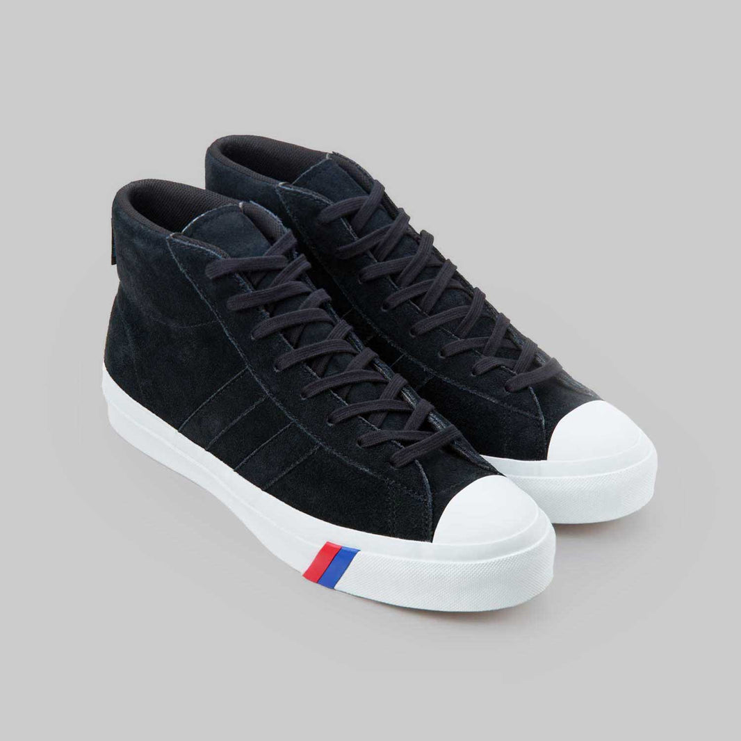 ロイヤルプラス スエード ハイ 〈ウォータープルーフ〉ブラック PN1121WPBK